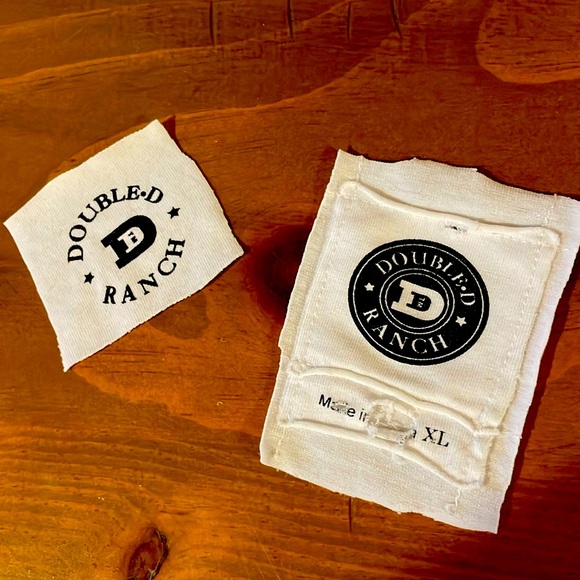 Double D Ranch | Other | 2 Double D Ranch Cotton Labels Tags | Poshmark
